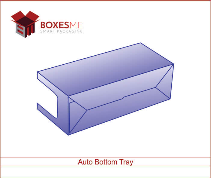 Auto Bottom Tray | Custom Auto bottom Tray for Packaging | BoxesMe