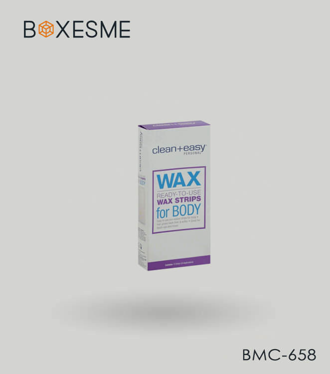 Custom Body Wax Strip Hanger Boxes Packaging | BoxesMe