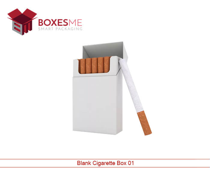 Blank Cigarette Boxes | Custom Blank Cigarette Boxes | BoxesMe