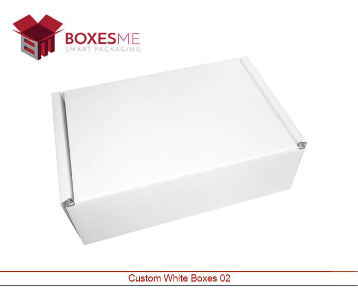 Custom White Boxes - Cardboard White Packaging Wholesale | BoxesMe