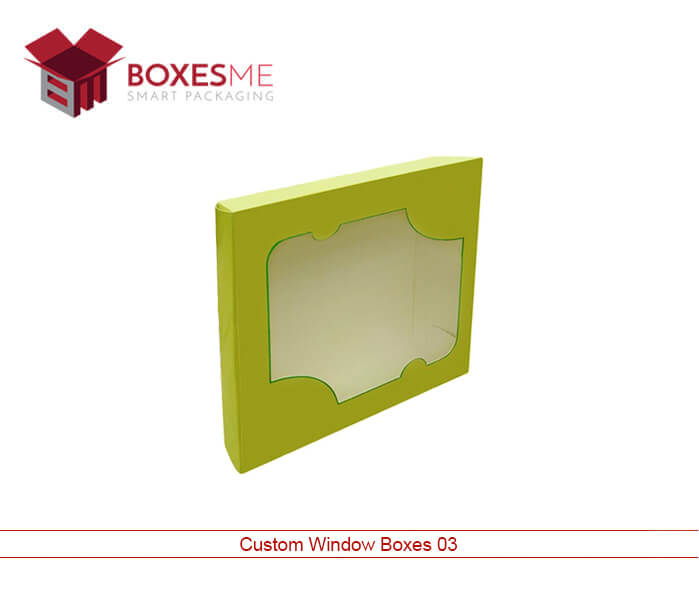 Custom Window Boxes | Custom Window Packaging Wholesale | BoxesMe