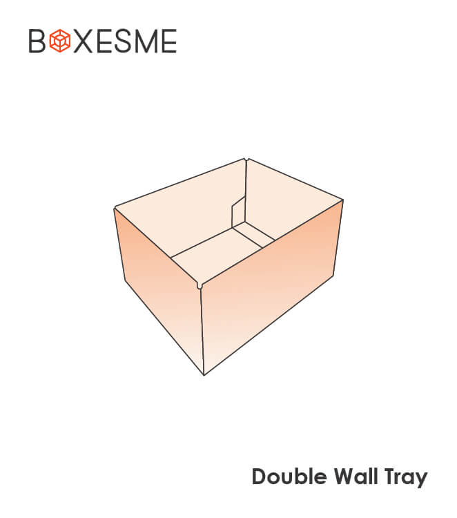 Get Customize Double Wall Tray Boxes - BoxesMe