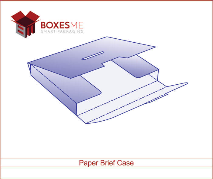 Paper Briefcase | Custom Paper Briefcase | BoxesMe