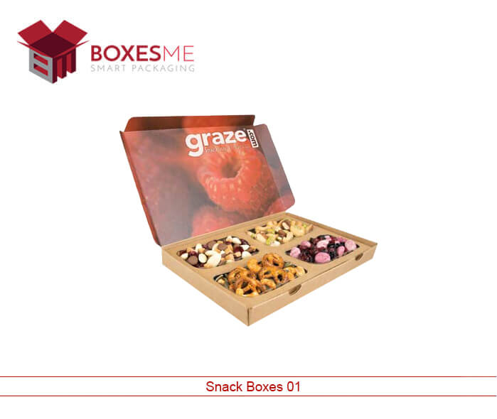 Snack Boxes | Custom Snack Packaging and Printing Wholesale