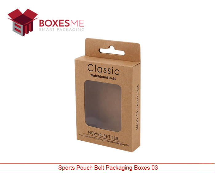 Custom Sports Pouch Belt Packaging Boxes Wholesale | BoxesMe