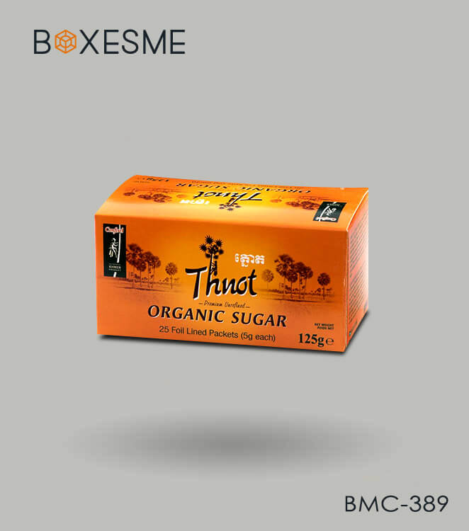 Custom Sugar Sachet Boxes Packaging Wholesale with Logo | BoxesMe