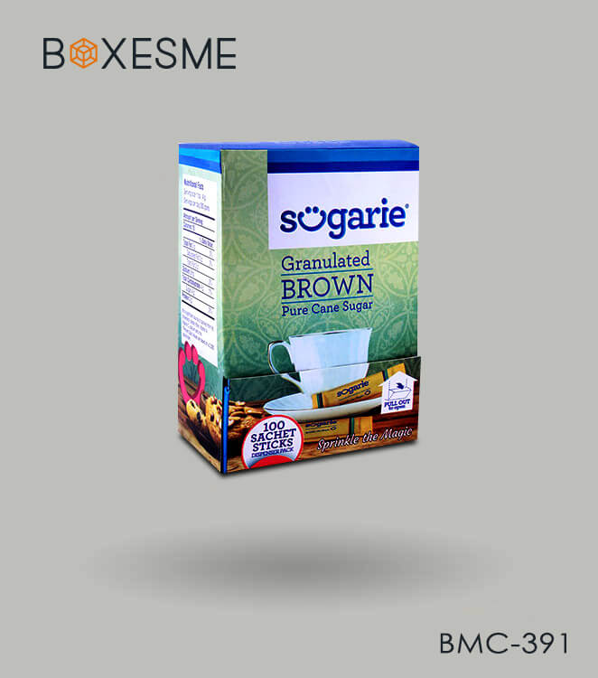 Custom Sugar Sachet Boxes Packaging Wholesale with Logo | BoxesMe