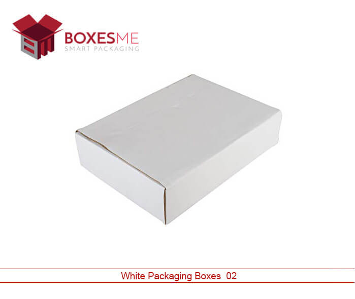 White Packaging Boxes | Printed White Box Packaging - BoxesMe